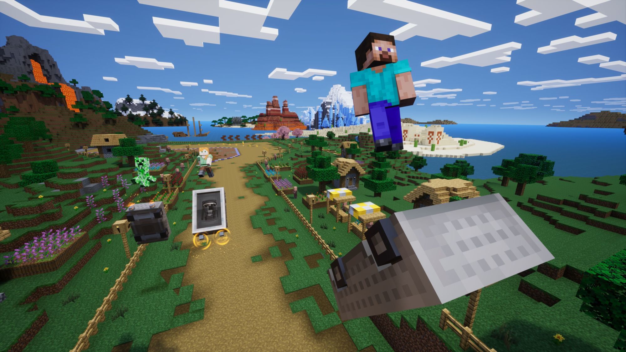 Sonic Racing: CrossWorlds Releases New Minecraft Pack