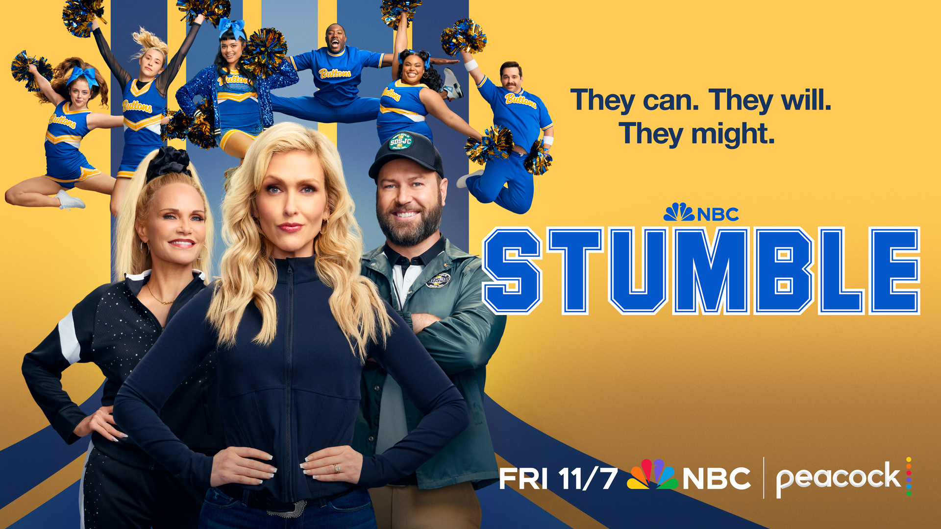 Stumble Official Trailer: NBC Previews Cheerleading Mockumentary