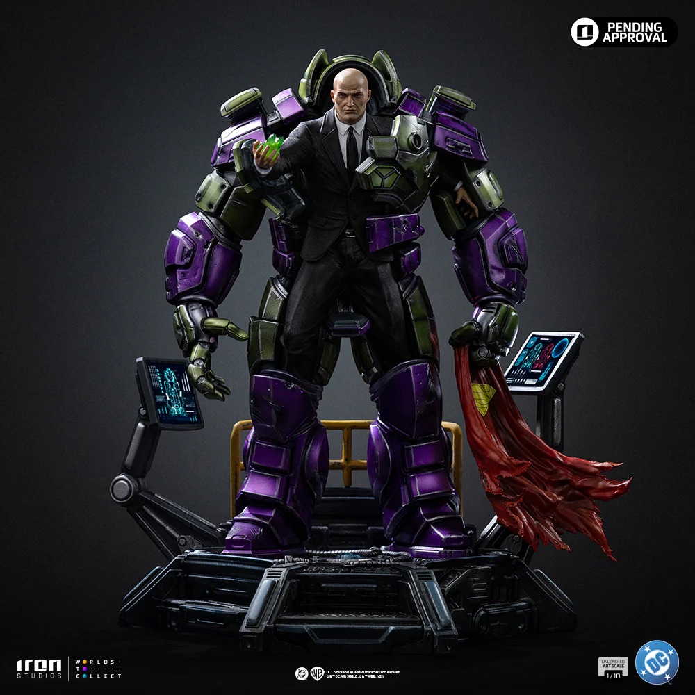 DC Comics Lex Luthor Suits Up with New 1/10 Iron Studios Statue