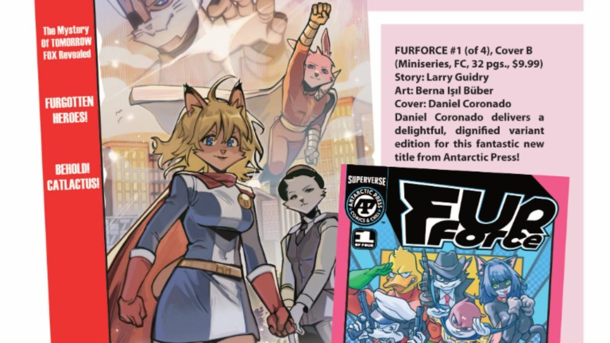 FurForce #1 Launches in Antarctic Press' Full February 2026 Solicits