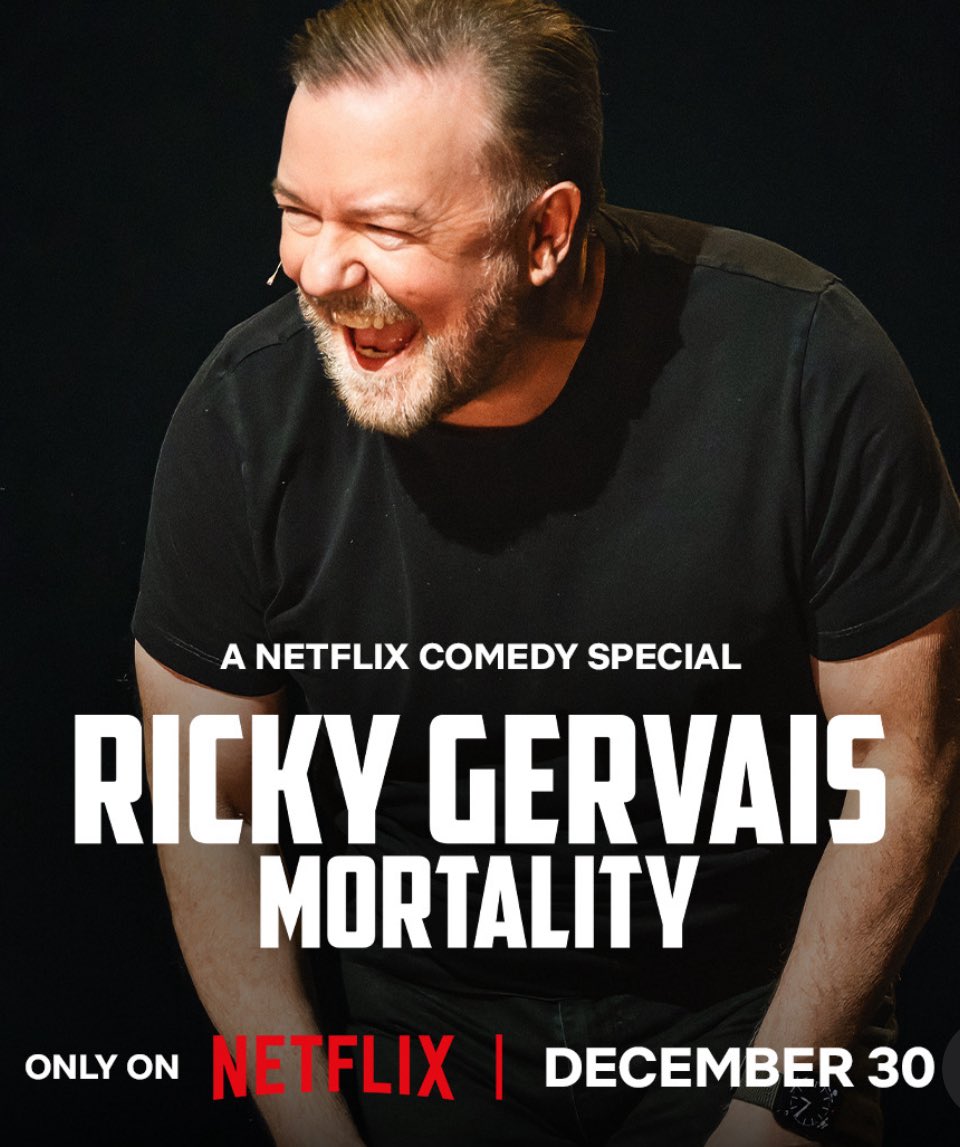 Ricky Gervais Offers Fair Warning About "Mortality" Stand-Up Special