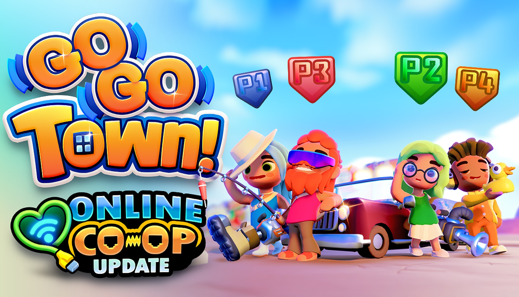 Go-Go Town! Releases New Online Co-Op Update