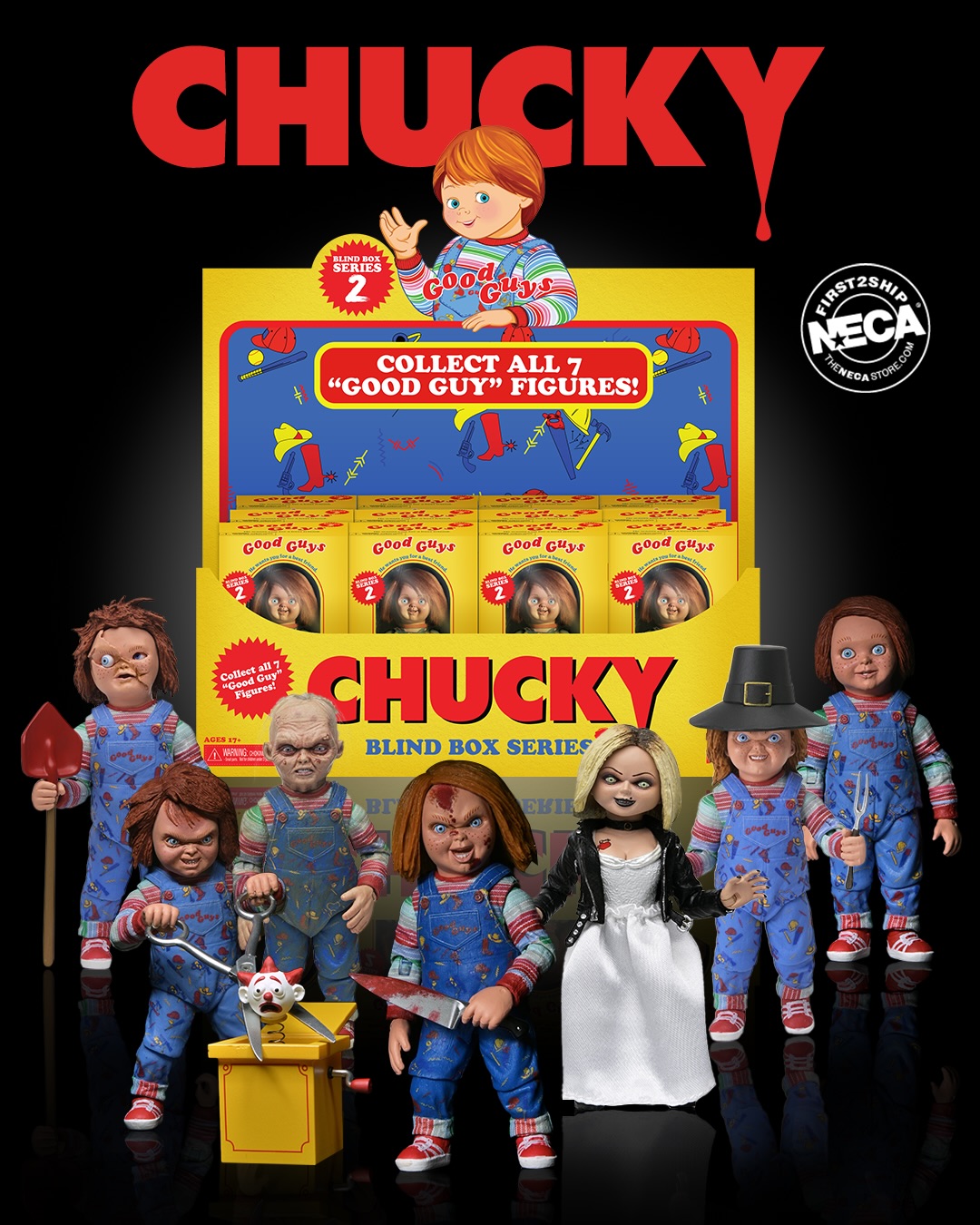 NECA Reveals Child’s Play 2/ Chucky (TV Series) Blind Box Series 2