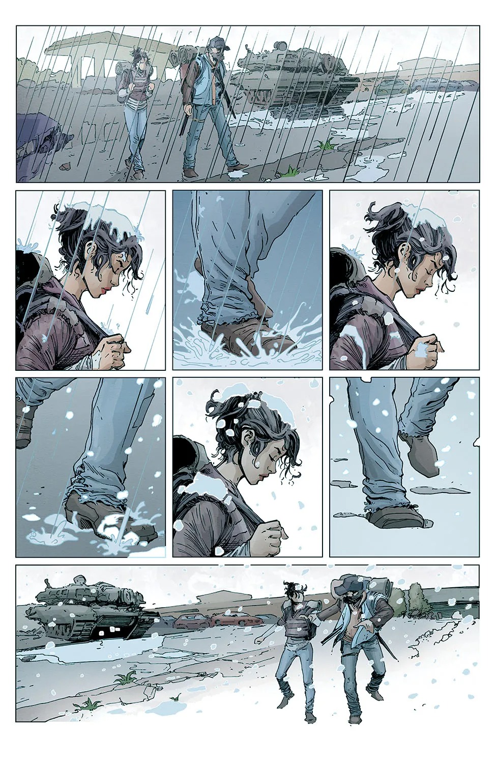 Ghosts, Guns And A Girl - White Sky At Image Comics