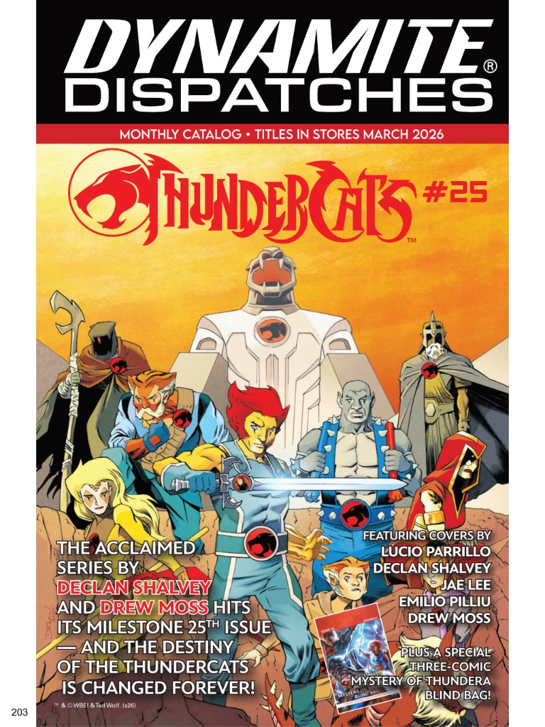 Dynamite March 2026 Full Solicits, Darkwing Duck, Vampirella & Muppets