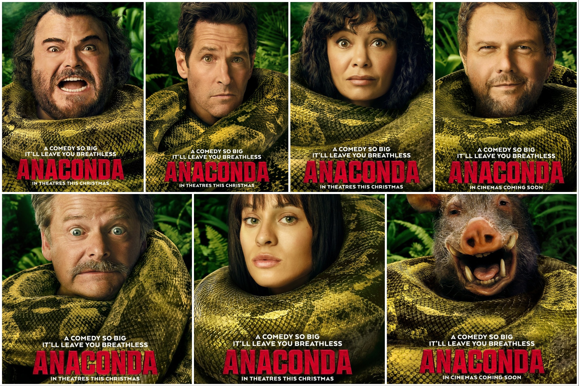 Anaconda: 7 Character Posters From The New Remake Released