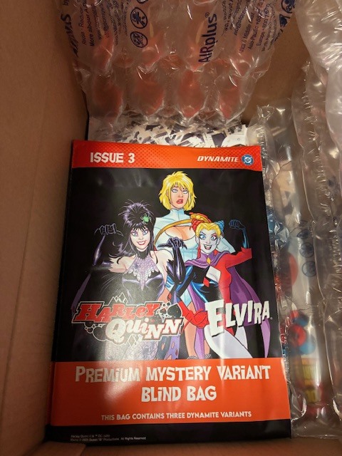 Dynamite Harley Quinn X Elvira Blind Bags Packed Better Than Endgame