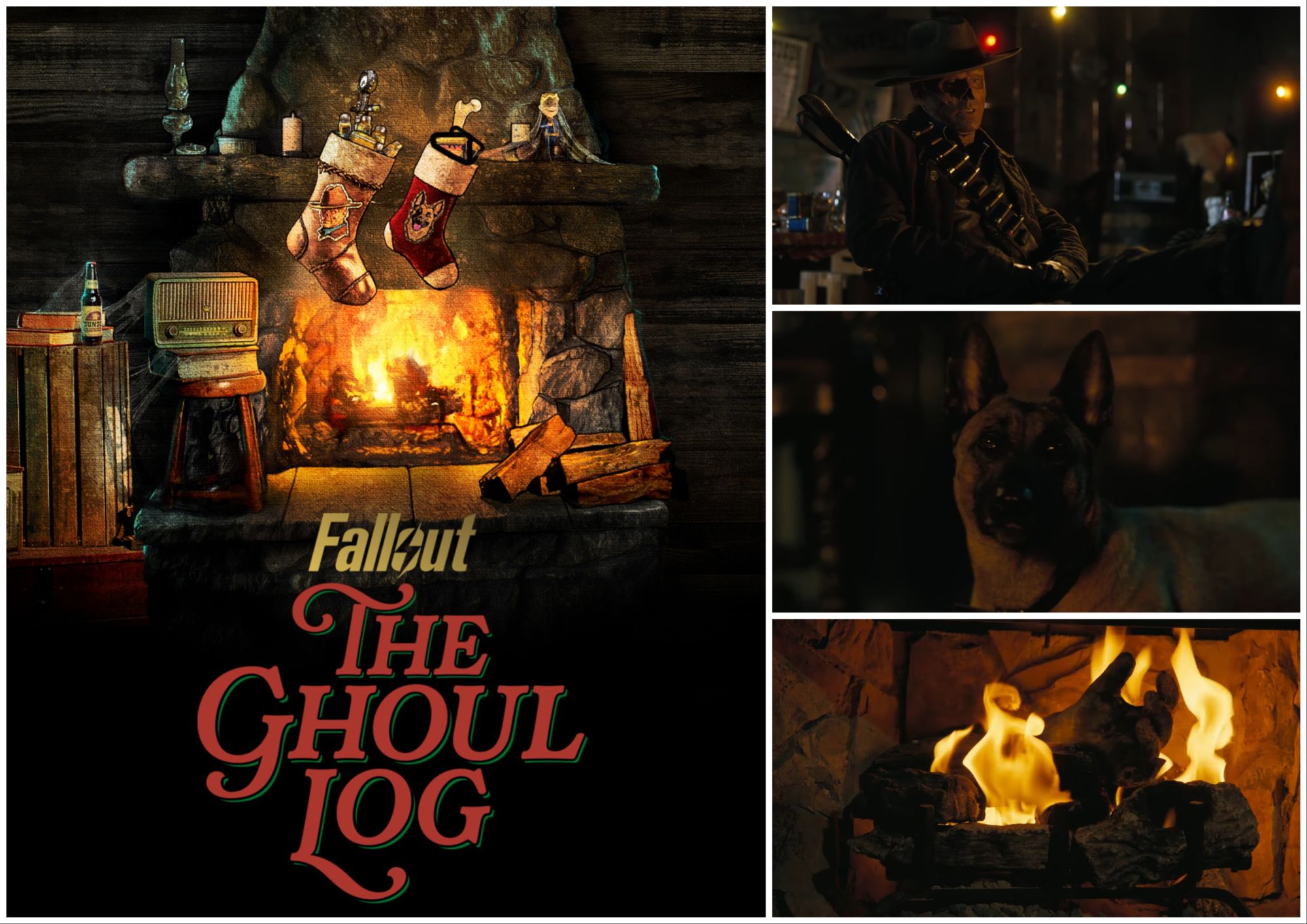 Fallout Rolls Out Its Own Twisted Yule Log Take: The Ghoul Log (VIDEO)
