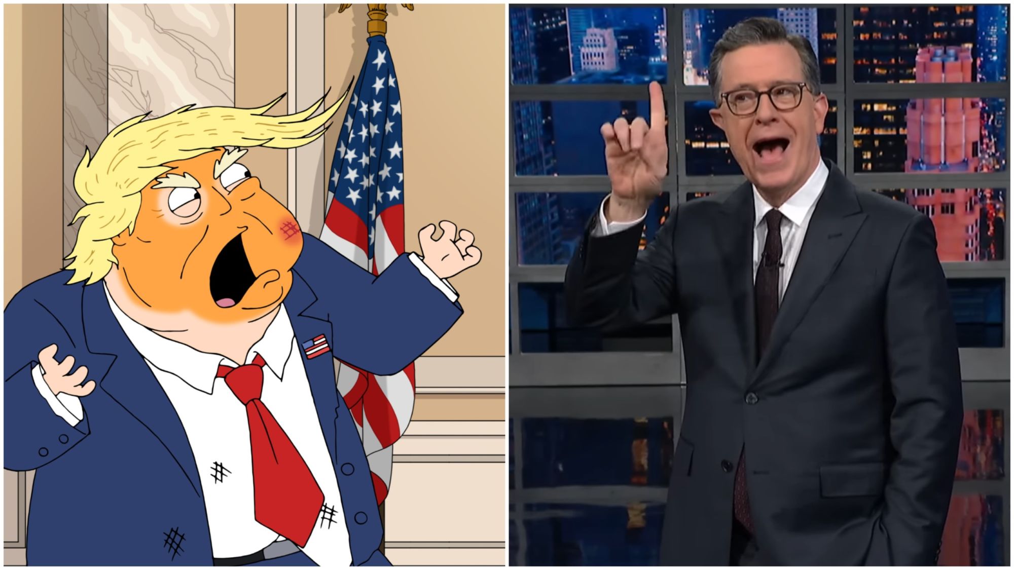 Trump Threatens Colbert, TV Networks in Creepy, Concerning Post Rant