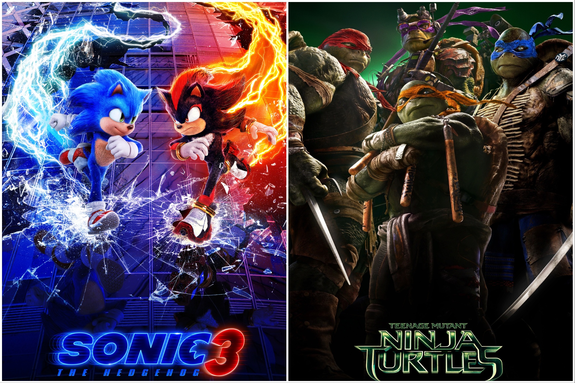 Paramount Dated Next Sonic Film And The TMNT Hybrid Live-Action Film