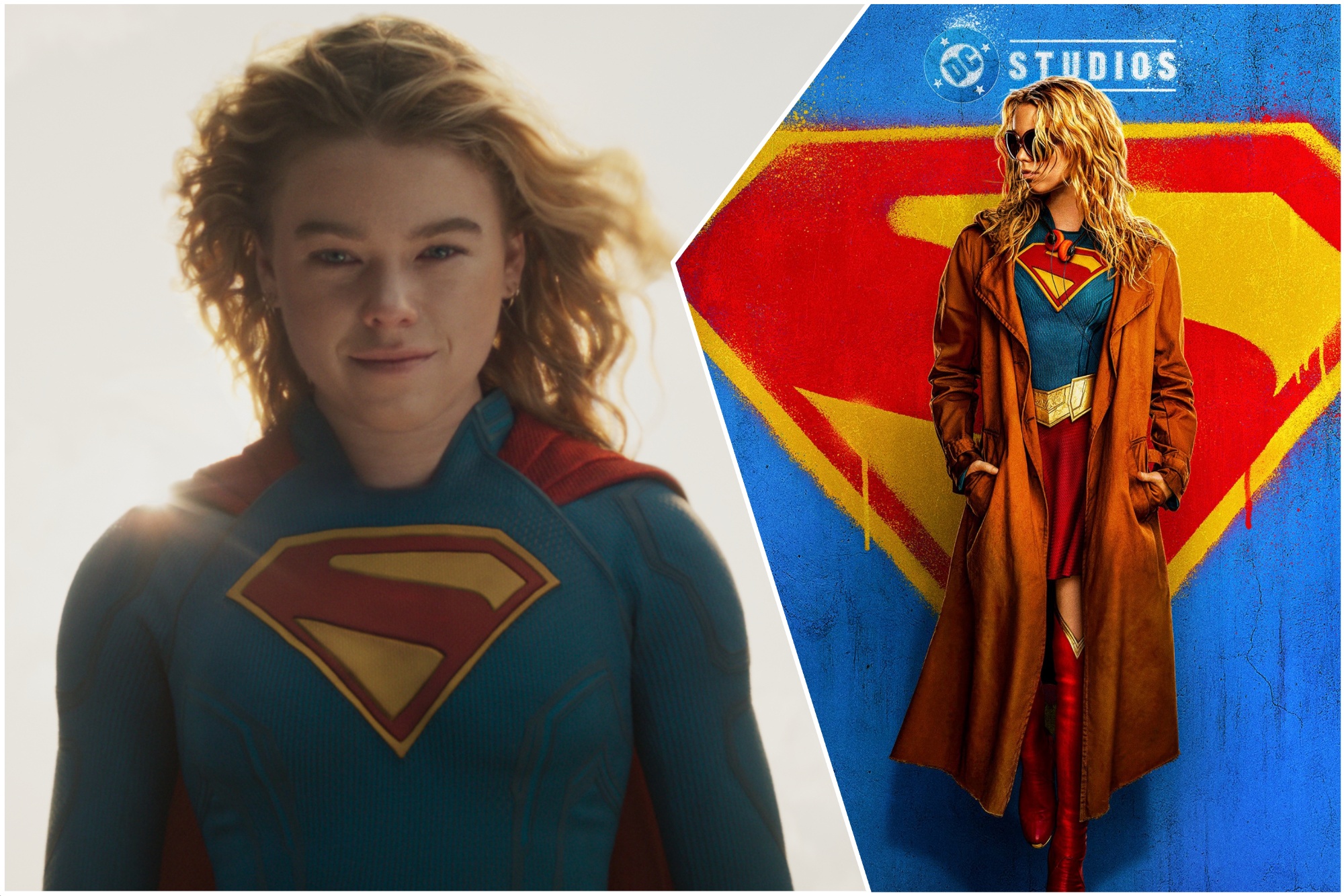 Supergirl Wishes Her Cousin Happy Holidays In New Promotional Art