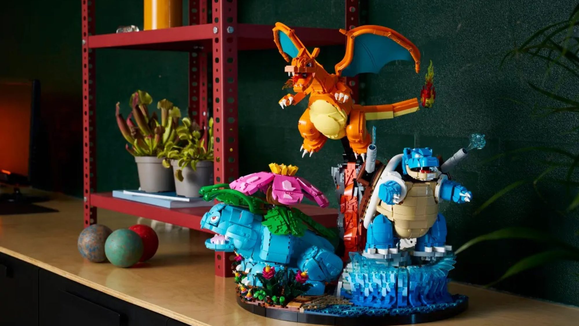LEGO Reveals Massive Pokémon Venusaur, Charizard and Blastoise Set