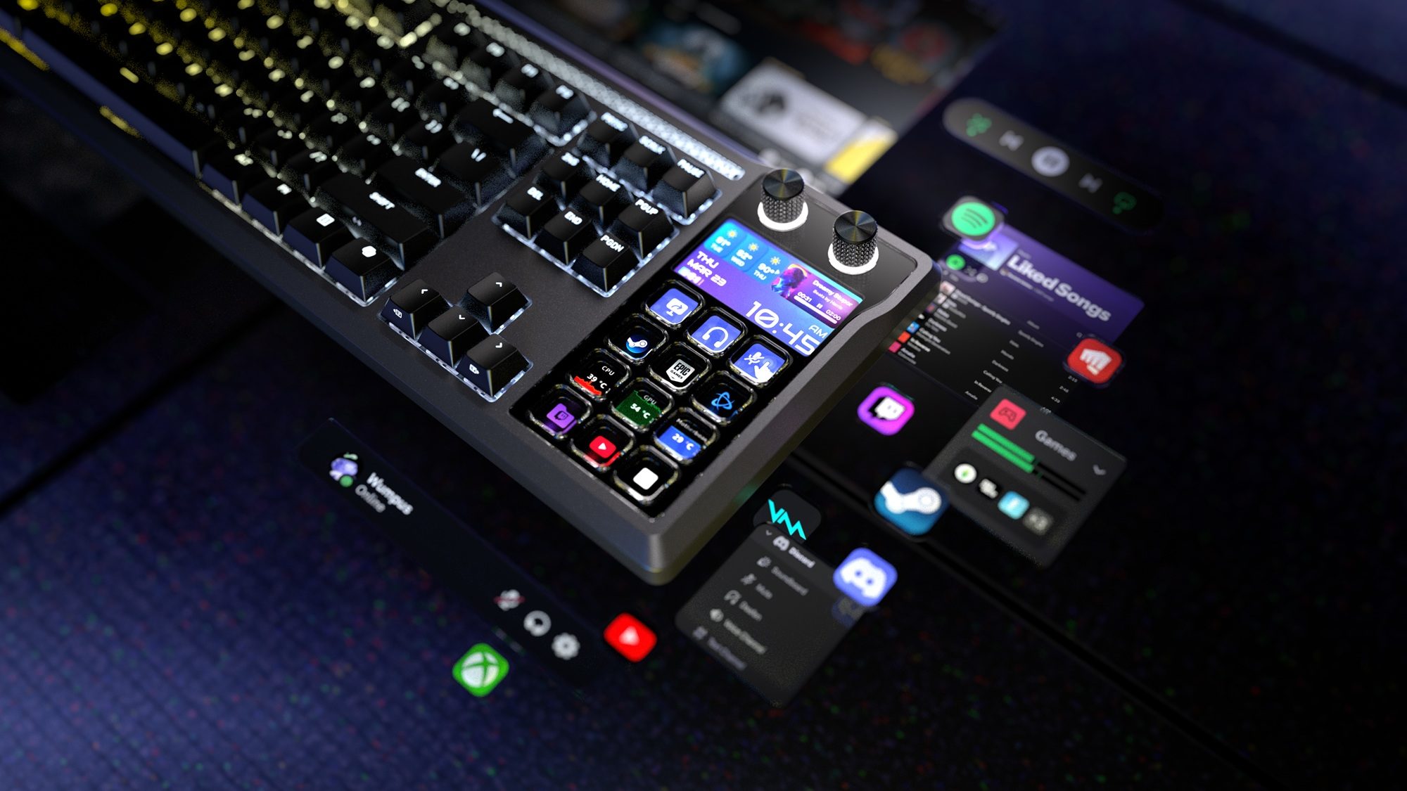 CORSAIR Reveals Stream Deck-Integrated Galleon 100 SD Keyboard