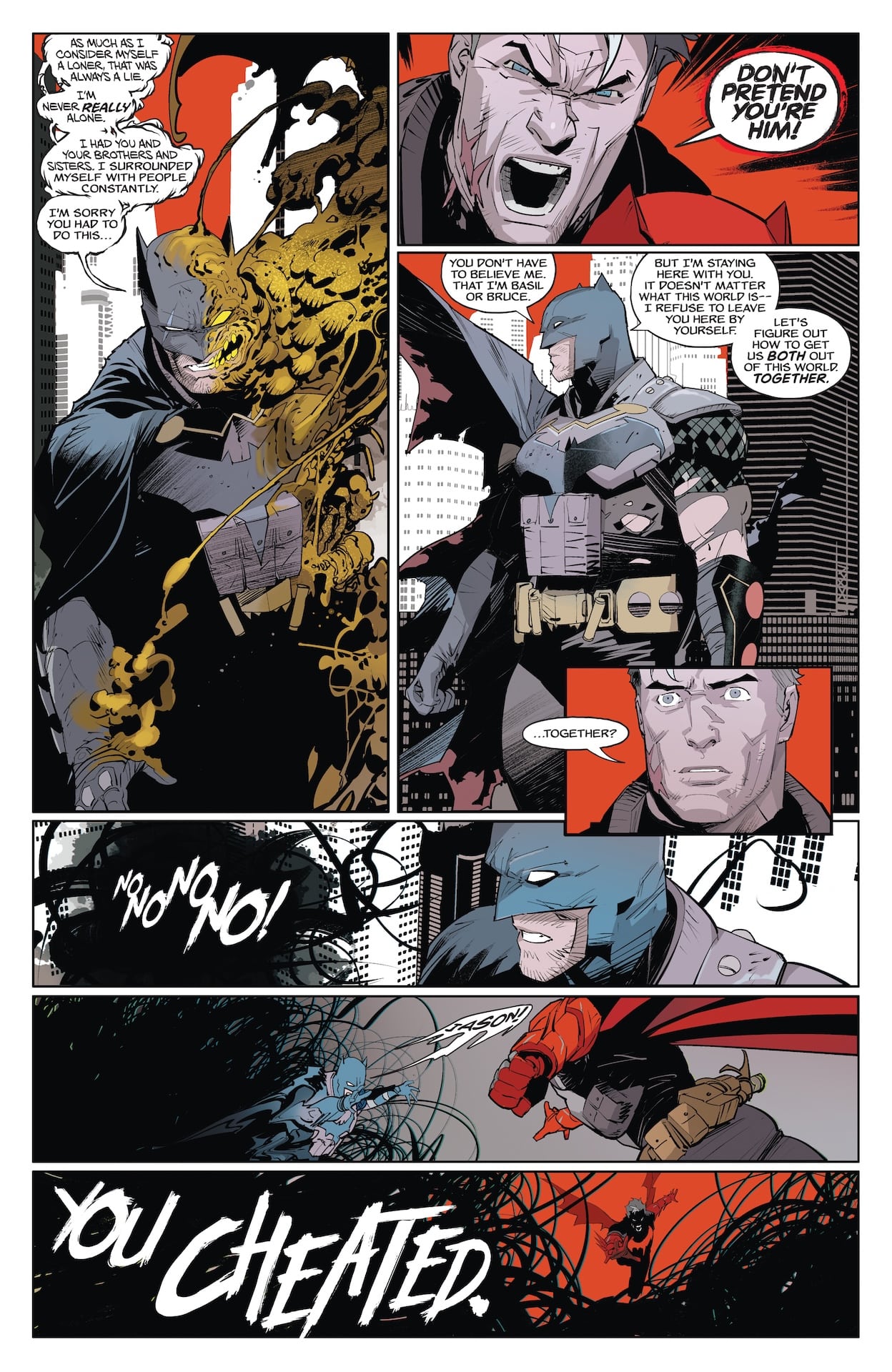 DC KO: Knightfight #3 Preview: Bat-Daddy Issues The Comic