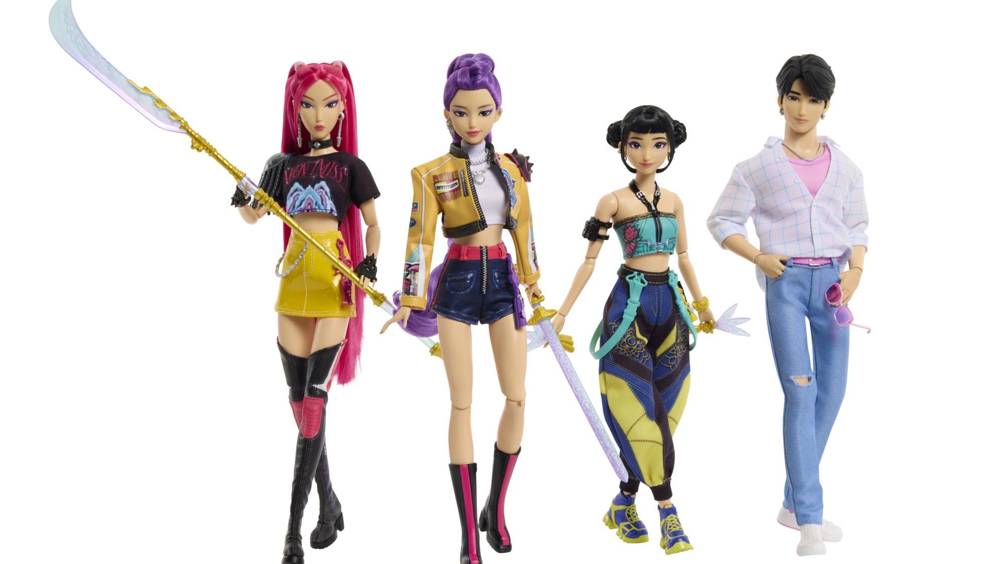 KPop Demon Hunters HUNTR/X Comes to Life with Dolls from Mattel