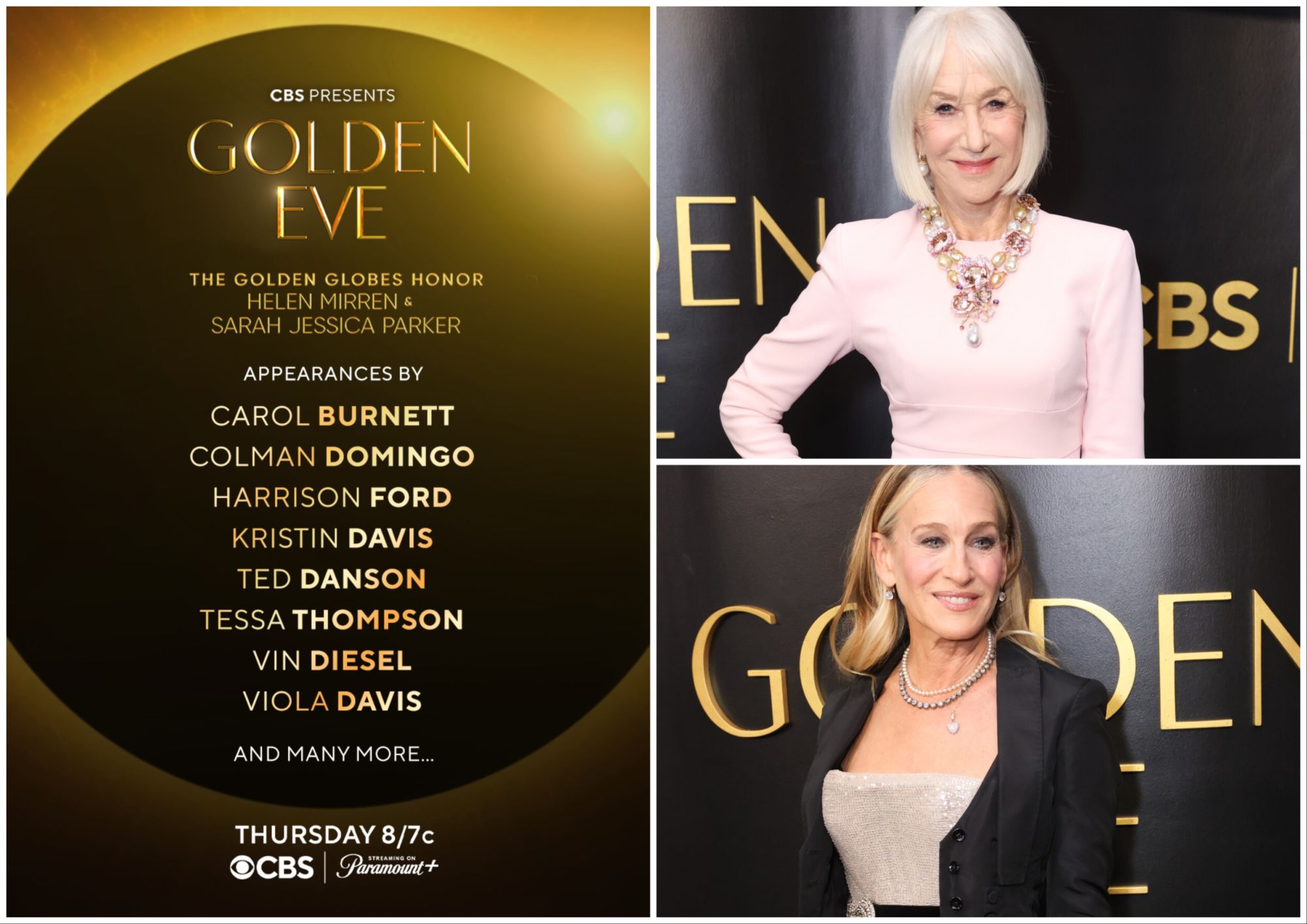 Golden Eve Preview: Golden Globes Special Event Honors Mirren, Parker
