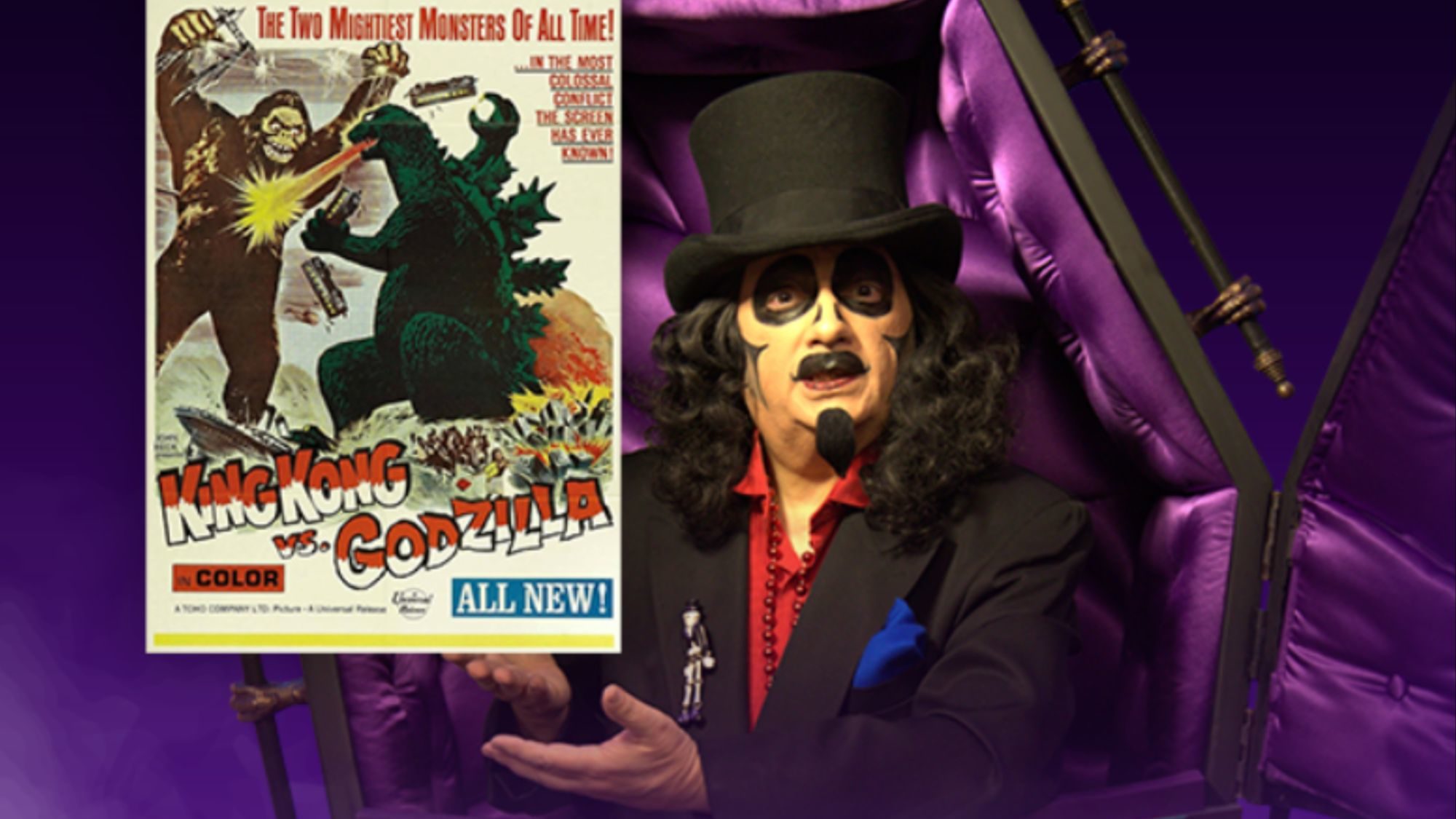 UFC? WWE? Svengoolie Unleashes "King Kong vs Godzilla" TONIGHT!