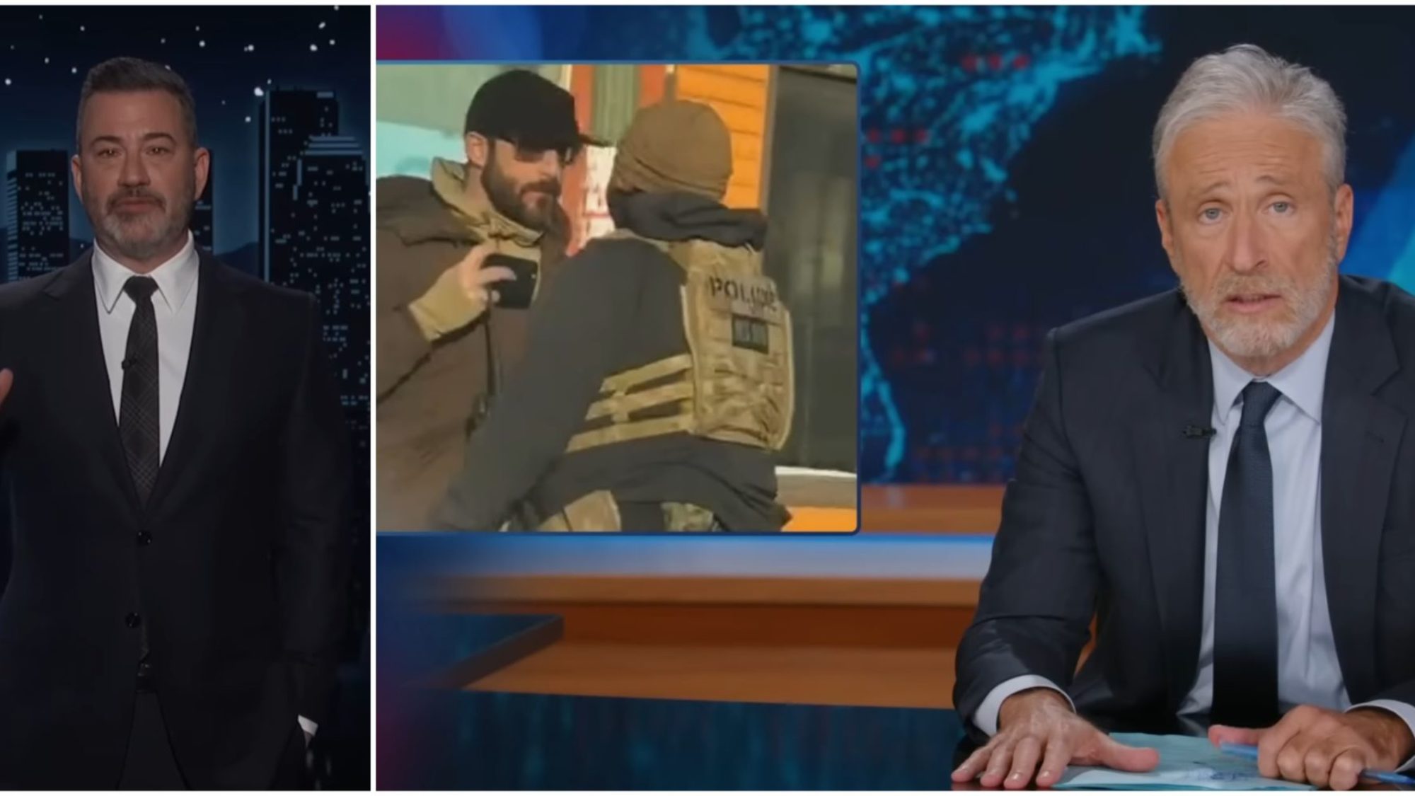 ICE/Minneapolis Shootings Bring Anger, Tears to Late Night on Monday