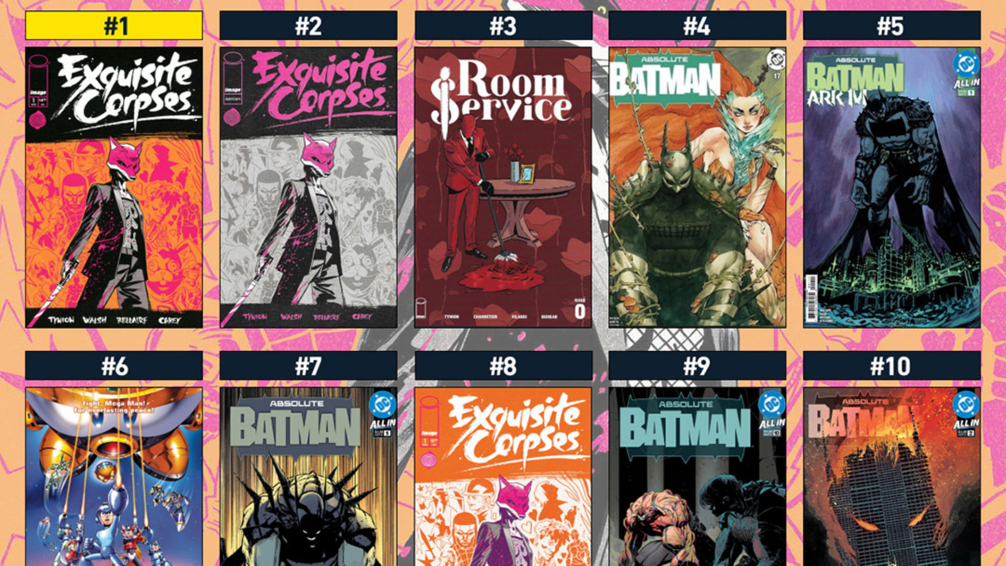 Top Ten Hottest Comics Of The Week: Exquisite Corpses & Room Service