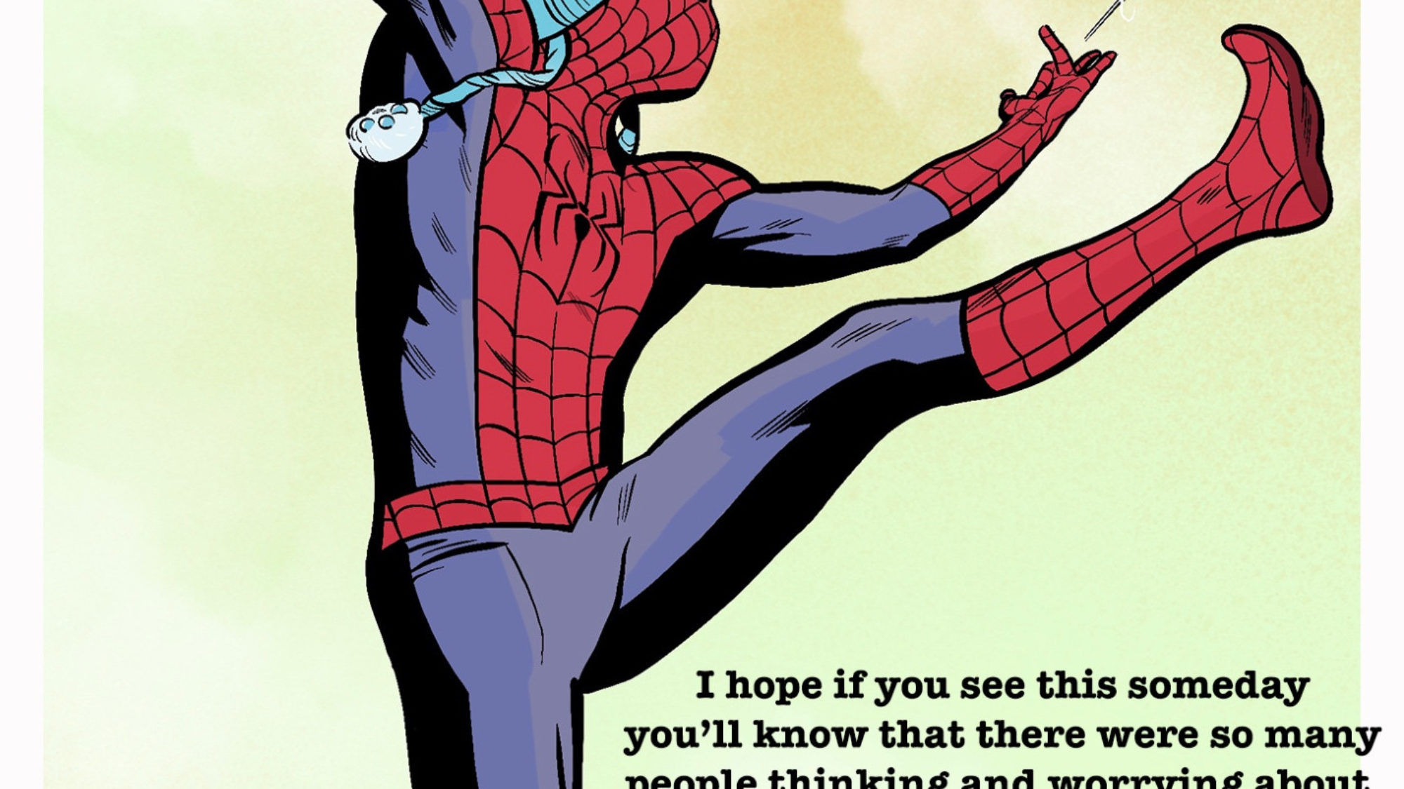 Wilfredo Torres Draws Spider-Man For Liam Conejo, And It Gets To Him