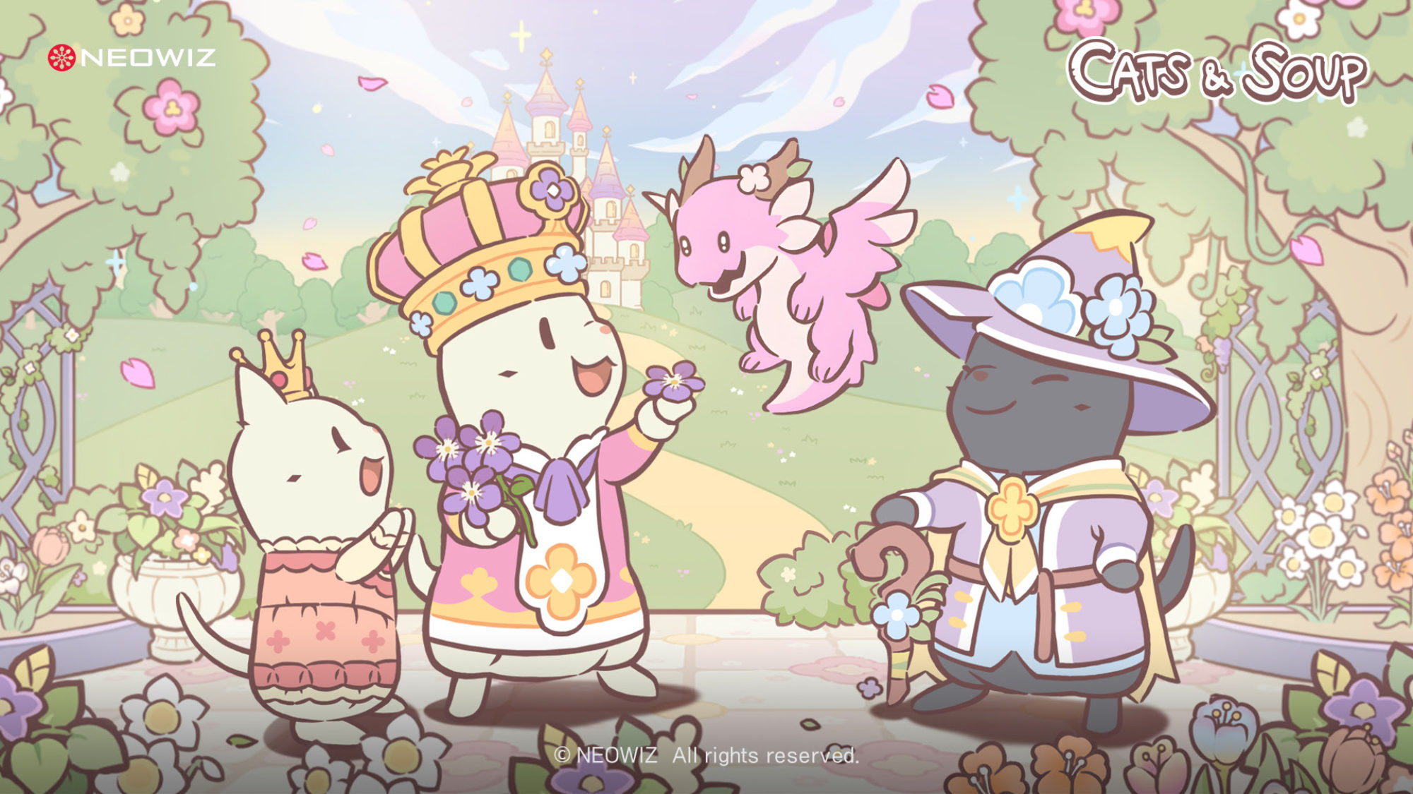 Cats & Soup Releases New Flower Kingdom Update