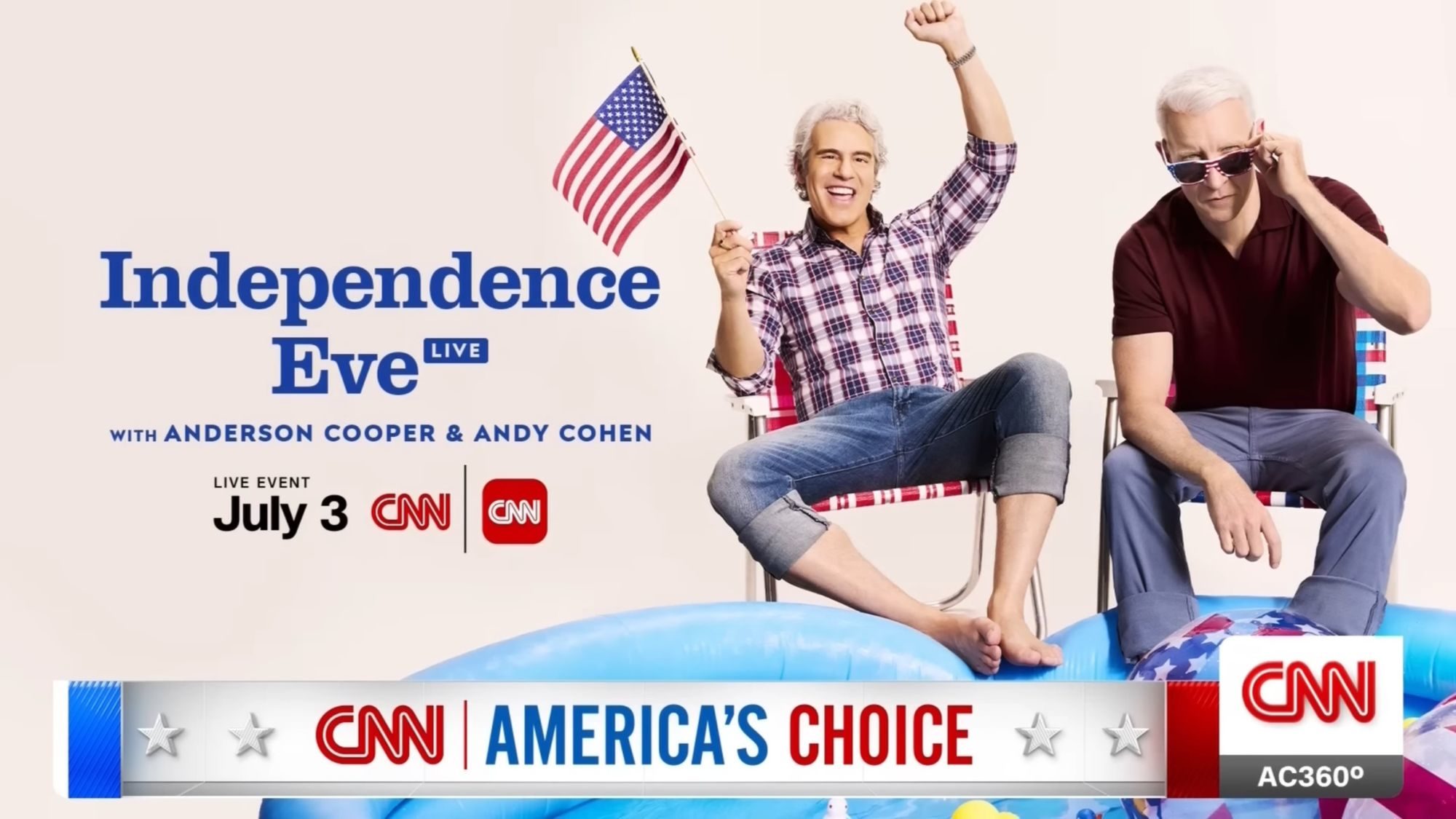 Anderson Cooper, Andy Cohen Go Beer to Celebrate America's 250th Live